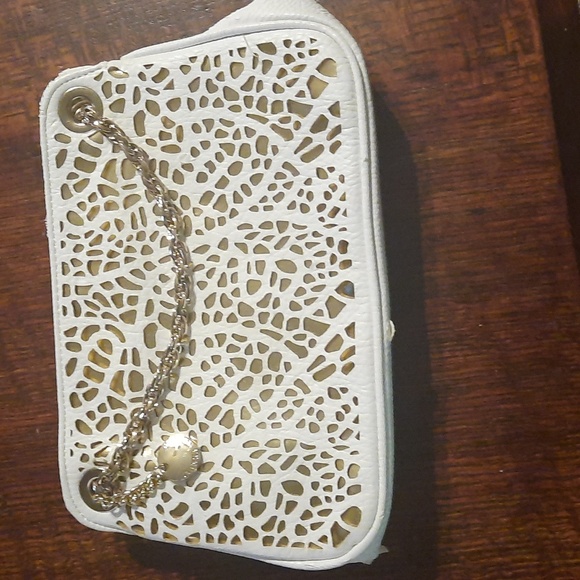 Ivanka Trump | Bags | Ivanka Trump White And Gold Purse | Poshmark